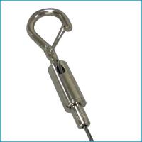 China Cable Clips With Screw Faston 90 Degree Wire Rope Gripper Cable Hanger for sale