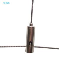 China Adjustable Brass Cable Gripper with 2 Spits for Cable Lighting Kit Premium Cable Clips for sale