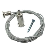China Track Light Suspension Kit Cable Gripper with Ceiling Attachment Light Hanging Kit Cable Gripper for sale