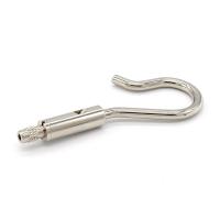 China High Quality Brass Cable Gripper Adjustable Suspension Hook Hardware Fitting Ceiling Suspension System Light Sign Hanging Clamp for sale