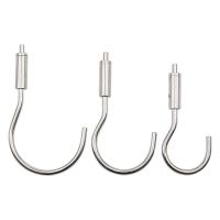 China High Quality Brass Cable Gripper Adjustable Suspension Hook Hardware Fitting Ceiling Suspension System Light Sign Hanging Clamp for sale