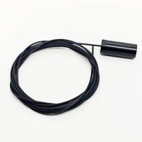 China Custom Black Coated Wire Rope Cable Suspension Kit High Quality Ceiling Hanging Wire Hook Fitting Hardware Supply for sale
