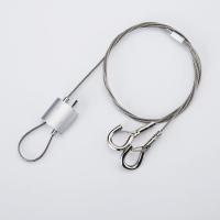 China Adjustable Two Way Wire Looping Cable Grippers Hanging Suspension Kits Spring Hook Hardware Fitting for sale