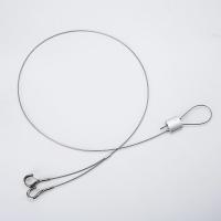 China Adjustable Two Way Wire Looping Cable Grippers Hanging Suspension Kits Spring Hook Hardware Fitting for sale