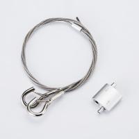 China Adjustable Two Way Wire Looping Cable Grippers Hanging Suspension Kits Spring Hook Hardware Fitting for sale