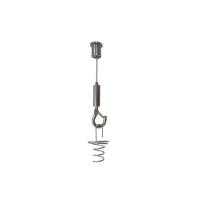 China Stainless Steel Wire Sling Sets Adjustable Wire Gripper Ceiling Coupler Cable Suspension Kit Track Light for sale