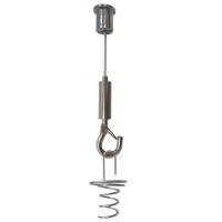 China Stainless Steel Wire Sling Sets Adjustable Wire Gripper Ceiling Coupler Cable Suspension Kit Track Light for sale
