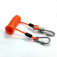 China Factory Direct OEM Disc Lock Reminder Cable Bike Motorcycle Alarm Safety Lanyard Spring Coil Wire Looped for sale