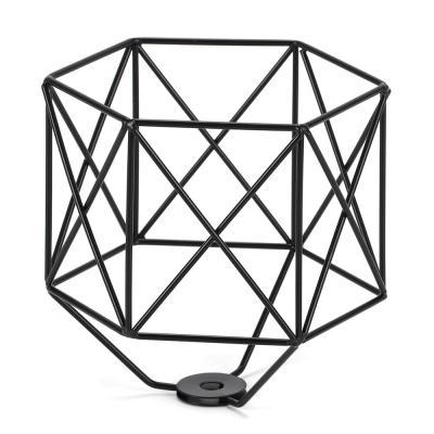 China Pendant Lamp Shade Metal Wire Lamp Guard Cage for Decoration Wire Cage Shades for sale