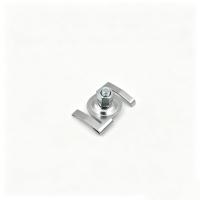 China Adjustable Screw T Bar Twist Gripper Ceiling Grid Clamp T Clip Track Cable Holding Component For Ceiling Light Fixture for sale