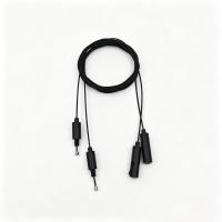 China OEM Custom Black Adjustable Cable Gripper Wire Rope Hanging Hardware Kit Indoor Ceiling Lamp Suspension Fitting Accessory for sale