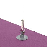 China Adjustable Metal Hanging Kit Acoustic Panel Suspension System Custom Cable Gripper Hook ISO9001 Certified Custom Surface Finish for sale