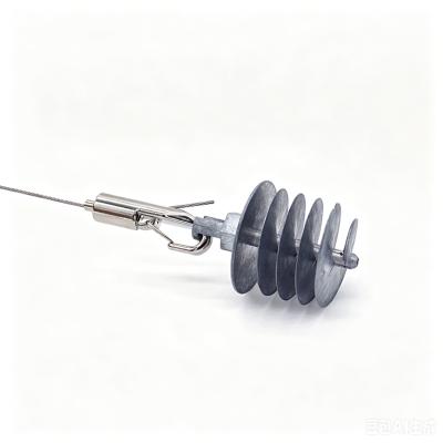 China Adjustable Metal Hanging Kit Acoustic Panel Suspension System Custom Cable Gripper Hook ISO9001 Certified Custom Surface Finish for sale