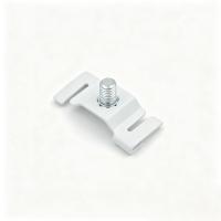 China M6 Thread Oblong T Bar Clip Brass Suspension Accessory Drop Ceiling Track Light Wire Rope Cable Management Clamp for sale