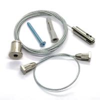 China Custom Led Lamp Hardware Ceiling Lighting Hanging Wires Small Cable Gripper Accessory for Indoor Panel Light Mount for sale