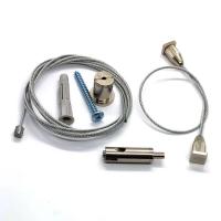 China Custom Led Lamp Hardware Ceiling Lighting Hanging Wires Small Cable Gripper Accessory for Indoor Panel Light Mount for sale