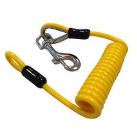 China New Designed Coating PU Safety Spring Lanyard / Ergodyne Wrist Tool Lanyard for sale