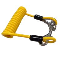 China New Designed Coating PU Safety Spring Lanyard / Ergodyne Wrist Tool Lanyard for sale