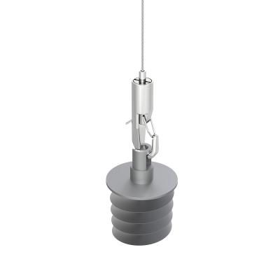 China Wire Rope Gripper Fastening Screw Helix Anchor Acoustic Panel Suspension Hardware Soundproof Plate Mounting Accessory for sale