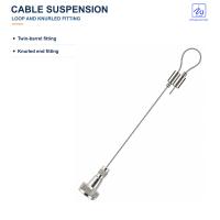 China Two-Way Wire Rope Lock with Loop Cable Assembly for sale