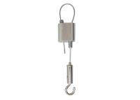 China Silver Cable Looping Gripper , Nickel Plated / Natural Anodized Grip Lock Cable Grippers for sale