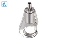 China Snap Hook Wire Cable Grippers For Cable Suspension System Silver Color for sale