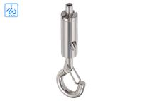 China Snap Hook Wire Cable Grippers For Cable Suspension System Silver Color for sale