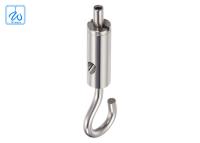 China Snap Hook Wire Cable Grippers For Cable Suspension System Silver Color for sale