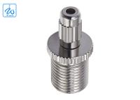 China Top Key Flange Wire Cable Grippers With M10 Thread Bright Nickel Plated Finish for sale