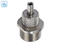 China Top Key Flange Wire Cable Grippers With M10 Thread Bright Nickel Plated Finish for sale