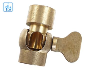 China OEM Lighting Accessories Adjustable Brass Material Lamp Bases Swivel Joints for sale
