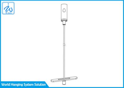 China Adjustable LED Lighting Cable Suspension Kit Air Hanging Silver Color SGS Listed for sale