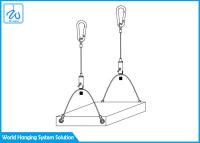 China 1.5mm Special Cable Hanging Kit , Panel Lamp / LED Pendant Light Cable Kit for sale