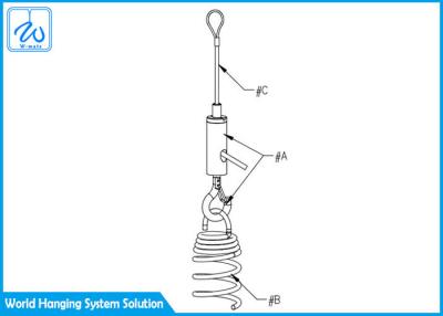 China Sound Absorbing Cable Suspension Kit High Adjustability ODM / OEM Service for sale