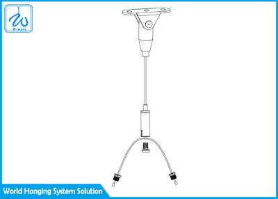 China Durable Steel Wire Suspension Hanging Kit For Ceiling Light Adjustable Height for sale