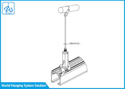 China Metal Portable Hanging Pendant Kit Looping Gripper Track Suspension System for sale