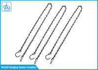 China S Shape Hook Chain Hanging Kit , Steel Plant Hanging Kit 12kg Bearing Load for sale
