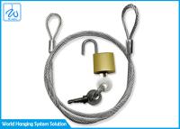 China Anti Theft Extension Spring Safety Cable , Broken Proof Stainless Steel Wire Rope Kit for sale