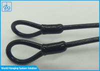 China Plastic Coated Extension Spring Safety Cable , Mobile Phone Anti Theft Wire Rope for sale