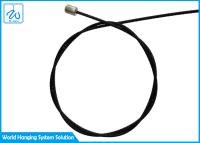 China 1.5mm Extension Spring Safety Cable Stainless Wire Rope 7x7 By Diecast Cylindrical End for sale