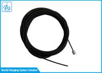 China 1.5mm Extension Spring Safety Cable Stainless Wire Rope 7x7 By Diecast Cylindrical End for sale