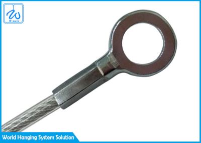China W - Mate Garage Spring Safety Cable Pressed Terminal Tension Steel Wire Rope Eye Slings for sale