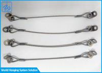 China Customized Prevent Fall Garage Door Spring Safety Cable With Bending Terminal End for sale