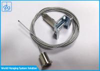 China Custom Made Cable Suspension Kit / Led Panel Light Suspension Kit Brass + Steel for sale