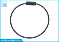 China PVC Coated Stainless Steel Wire Rope Loop For Hanging Luggage Tags for sale