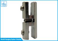 China Custom Display Design Art Cable Hanging System Glass Side Clamp In Silver for sale
