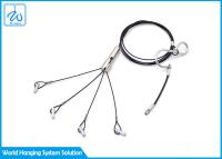 China Stainless Steel Wire Rope Cable Suspension Kits For Architectural Lighting for sale