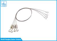 China 7x7 Or 7x19 Wire Rope Light Fitting Pendant Light Suspension Kit With Hook for sale