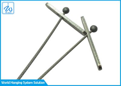 China 7x19 Aircraft Cable Steel Wire Rope Fittings With Ball Ends Paddles Captive for sale