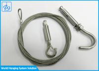 China Aircraft Wire Rope End Looping Wire Suspension Hanging Kit With Hook Cable Gripper for sale